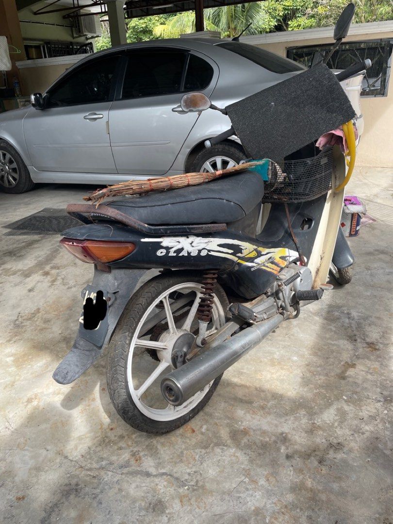 Motor lama (dh rosak) (sidai selama 11yr), Motorbikes on Carousell