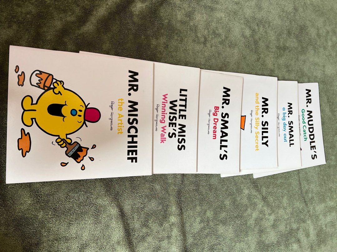 Mr Men & Little Miss books Mr mischief nosey Kid story book children ...