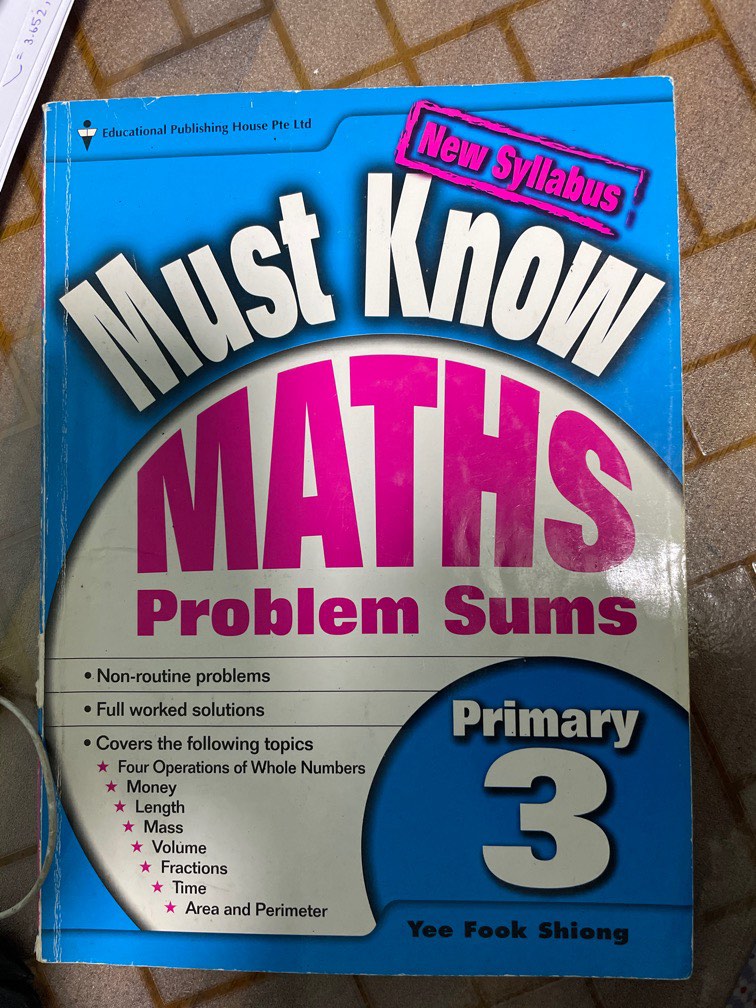 Must Know Maths Problem Sums P3, Hobbies & Toys, Books & Magazines ...
