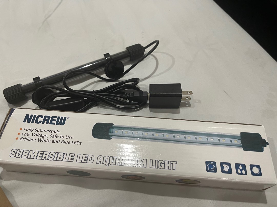 Nicrew Submersible LED Light (Aquarium/Tank), Pet Supplies, Homes ...
