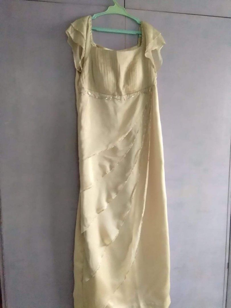 Ninang dress, Women's Fashion, Dresses & Sets, Evening dresses & gowns ...