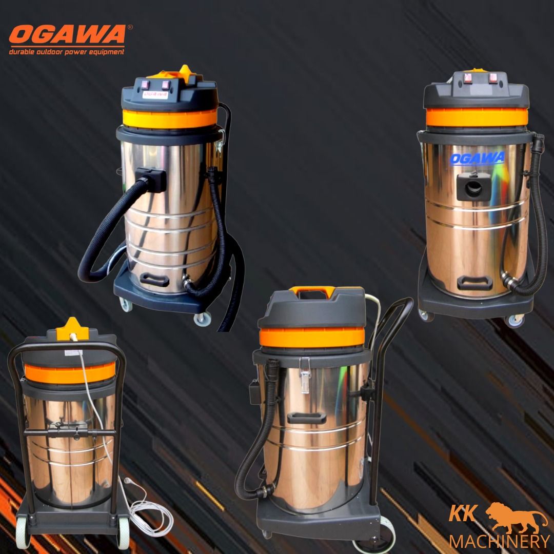 Ogawa 2000w 70l Double Motor Industrial Wet And Dry Vacuum Cleaner Bf580