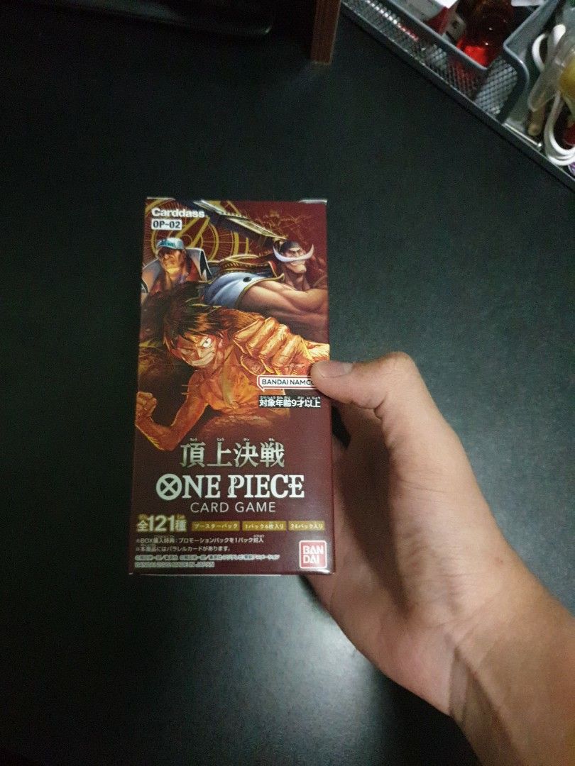 One piece op-02 booster box, Hobbies & Toys, Toys & Games on Carousell