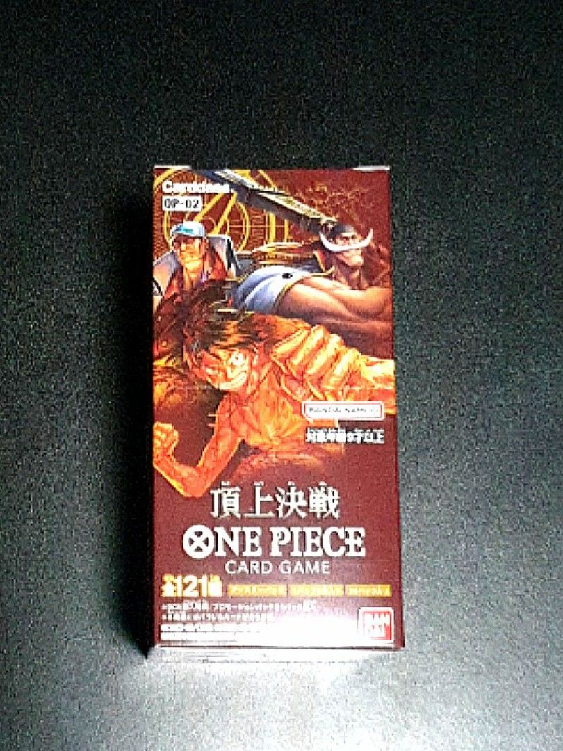 One piece op-02 booster box, Hobbies & Toys, Toys & Games on Carousell
