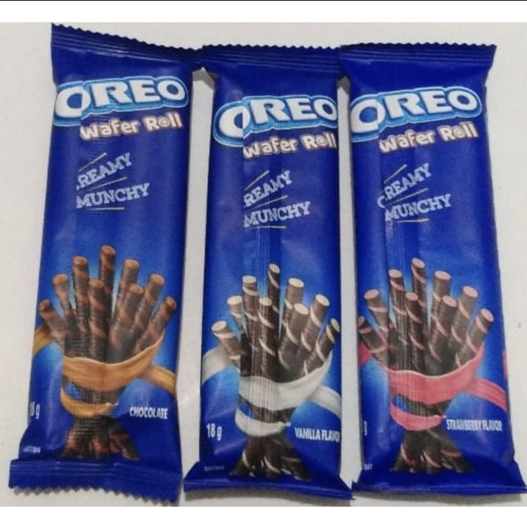 oreo wafer roll, Makanan & Minuman, Snek di Carousell