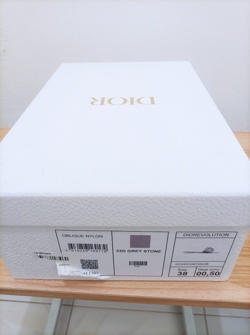Original Dior shoe box with card, Luxury, Bags & Wallets on Carousell