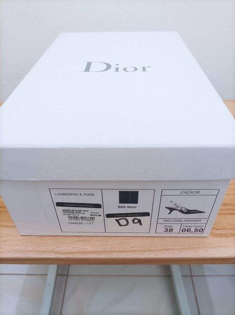 Original Dior shoe box with card, Luxury, Bags & Wallets on Carousell