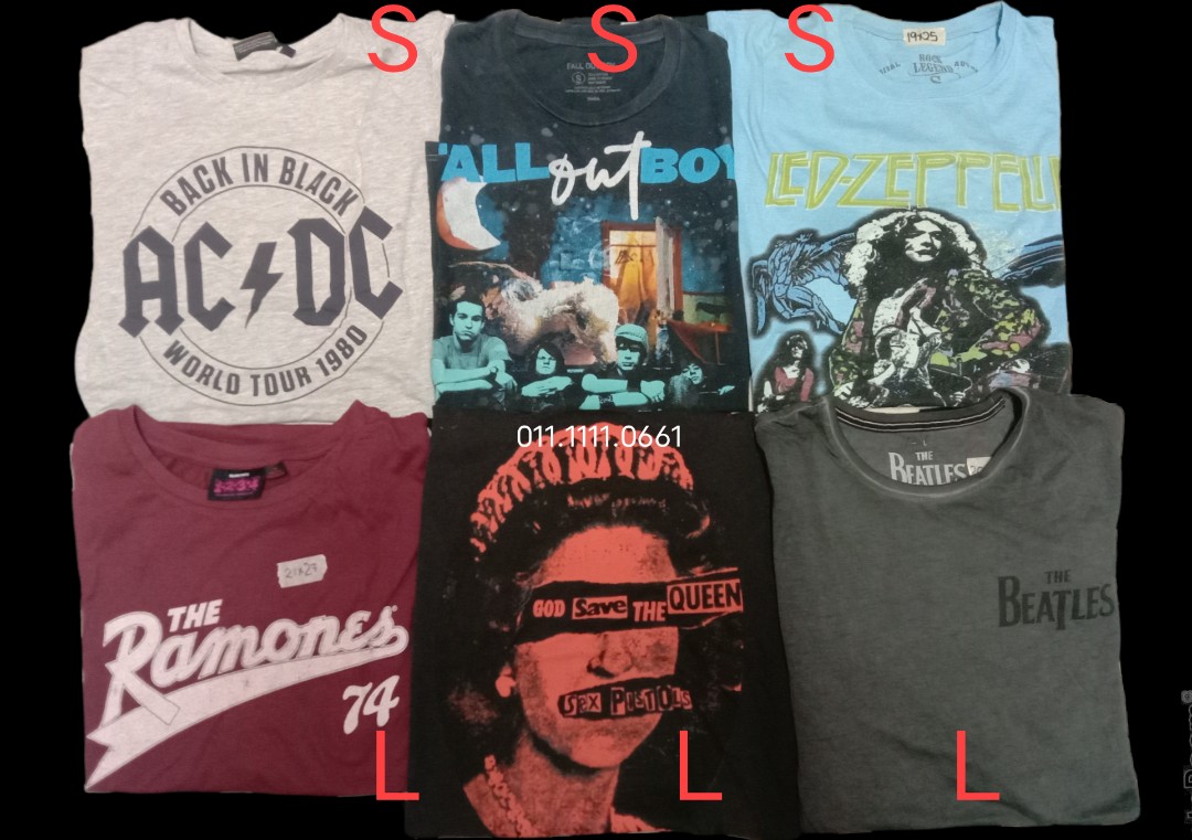 7 Original Merchandise Rock Band, Men's Fashion, Tops & Sets, Tshirts ...