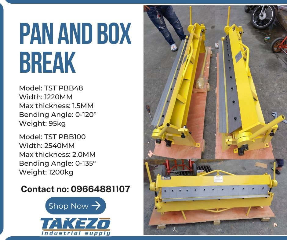 Pan and Box Brake, Commercial & Industrial, Construction Tools ...