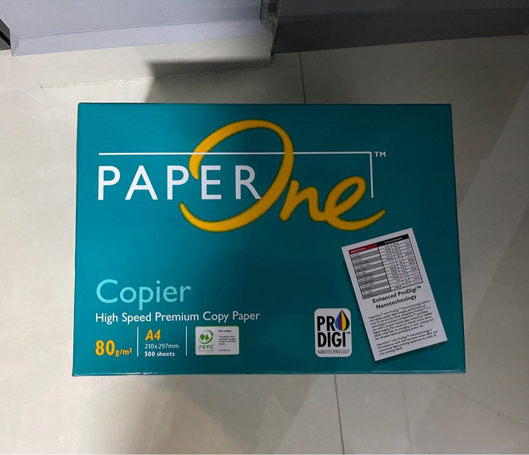 PaperOne Copier Paper 80gsm A4, Hobbies & Toys, Stationery & Craft ...