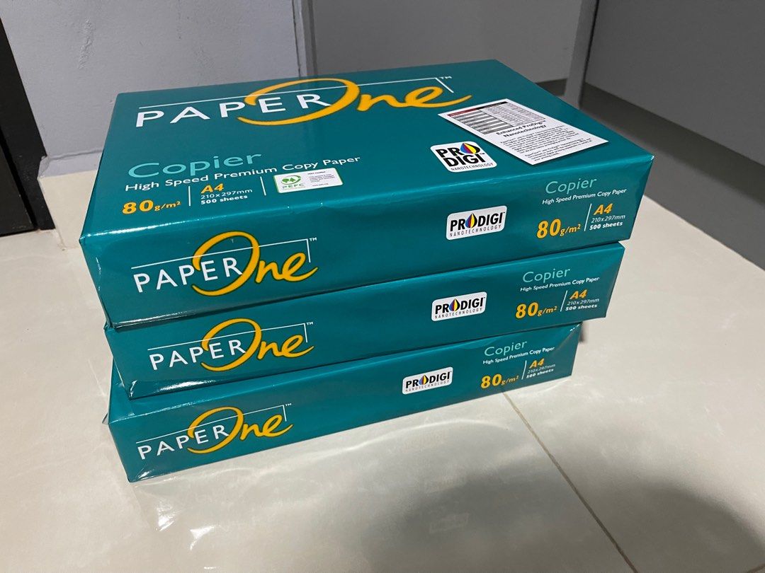 PaperOne Copier Paper 80gsm A4, Hobbies & Toys, Stationery & Craft ...