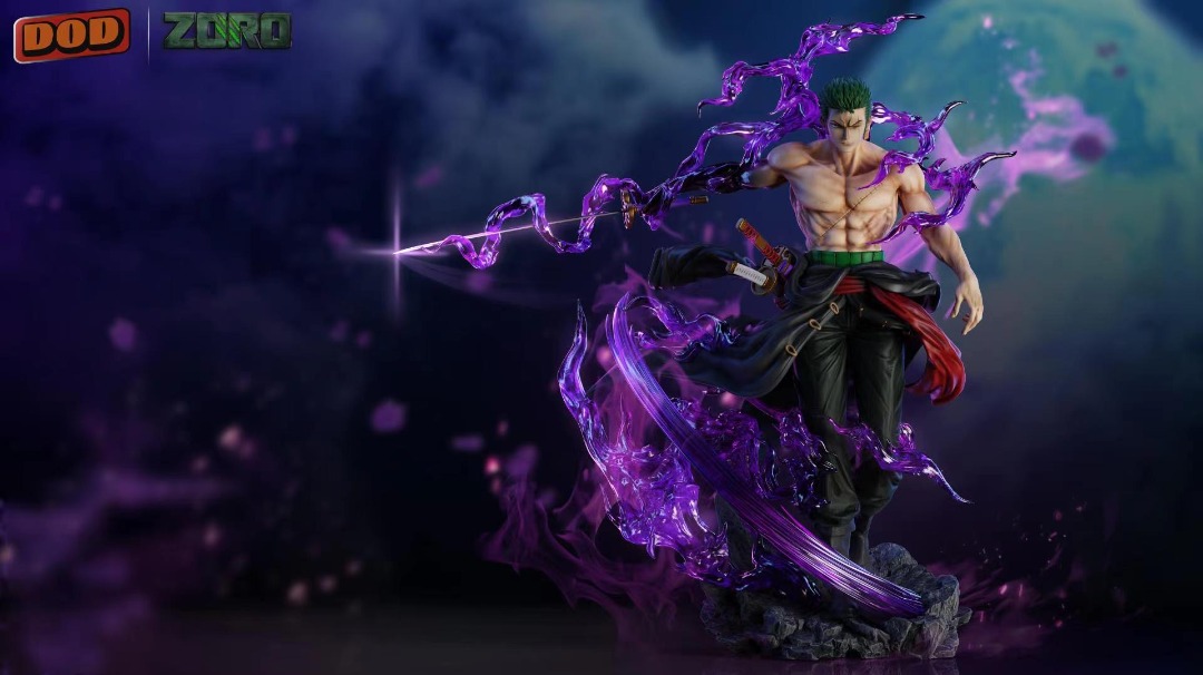 [PO] DOD Studio - Roronoa Zoro Figure Statue, Hobbies & Toys, Toys ...