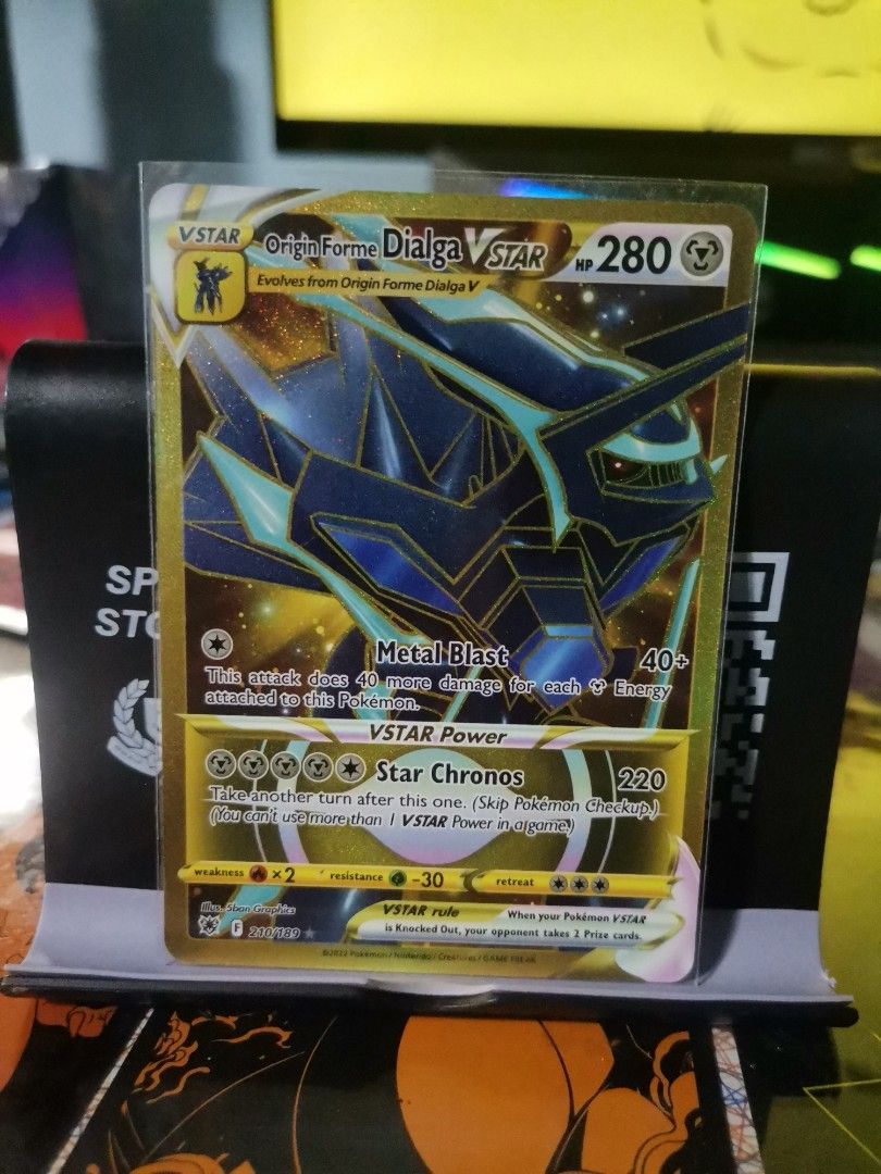 Pokemon Ice Rider Calyrex VMAX TG29/TG30 Gold Full Art Trainer Gallery ...