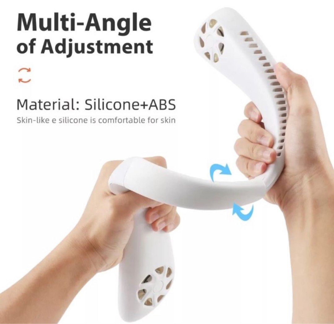 Portable Neck Fan (6000Mah) christmas gift exchange, Audio, Headphones ...
