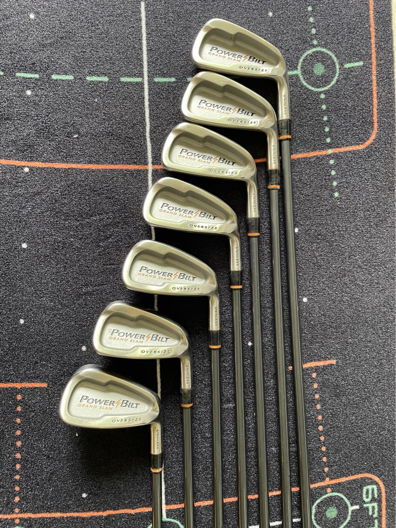 PowerBilt Grand Slam Golf Club Irons Set, Sports Equipment, Sports ...