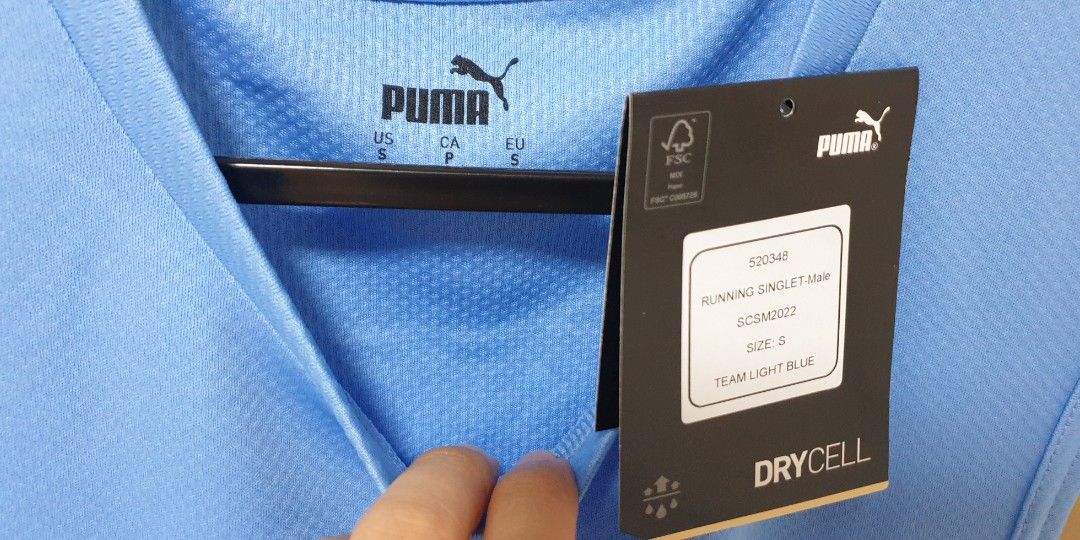 Puma SCSM 2022 Dry Cell Running Singlet (Male Size S), Men's Fashion ...