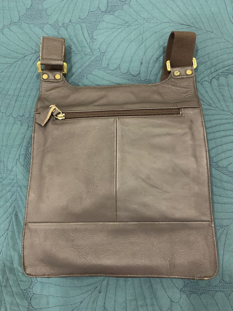 Rav Design full leather sling bag, Men's Fashion, Bags, Sling Bags on ...