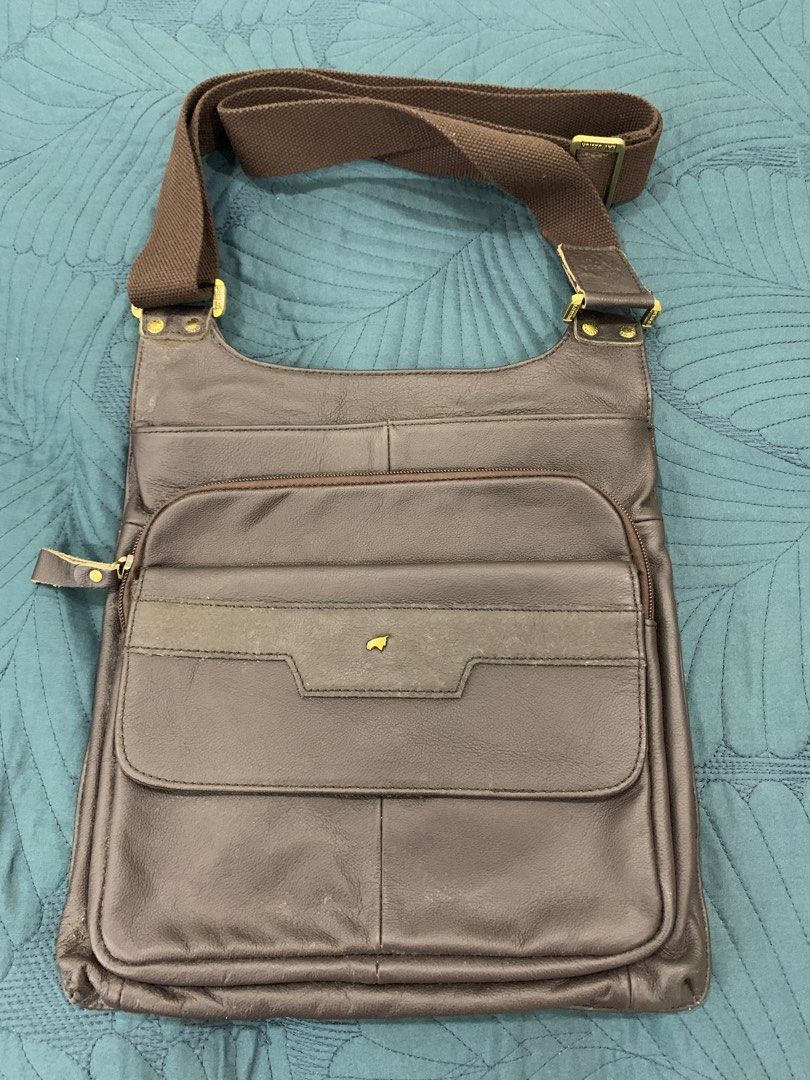 Rav Design full leather sling bag, Men's Fashion, Bags, Sling Bags on ...