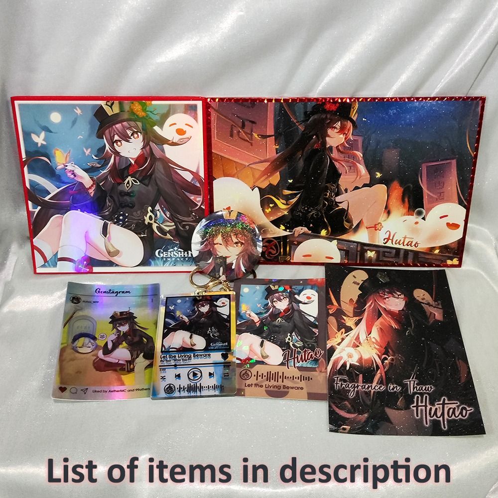 [READYSTOCKS] Genshin Impact Hutao Merch Set Genshin Hutao Gift Set Hu ...