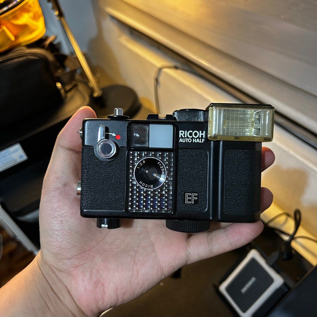 Ricoh Auto Half EF (Half-frame Camera), Photography, Cameras on Carousell