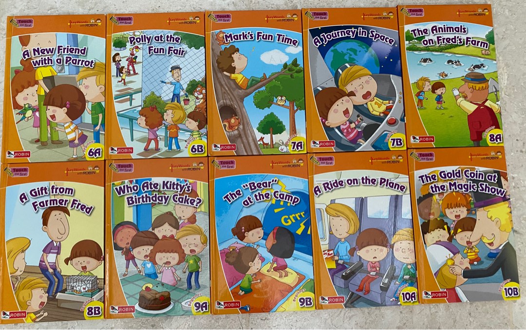 Robin readers for children - Key words with Robin 6A-10B, Hobbies ...
