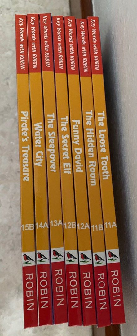 Robin Readers for children - Key words with Robin 11A-12B, 13A, 14A ...