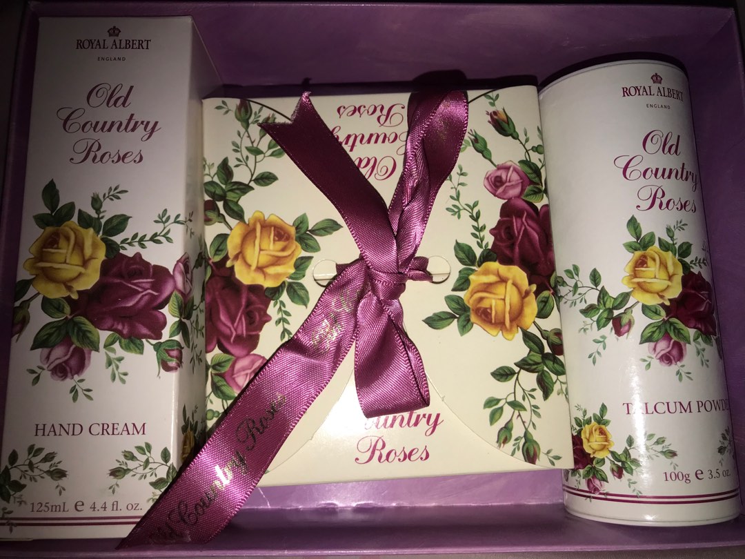 ROYAL ALBERT HAND CREAM SOAP AND TALCUM, Beauty & Personal Care ...