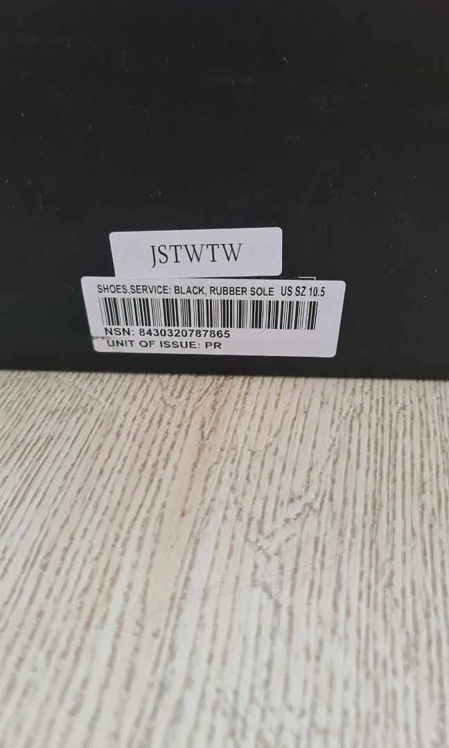 RSAF No.3 Black Leather Shoe, Men's Fashion, Footwear, Dress Shoes on ...