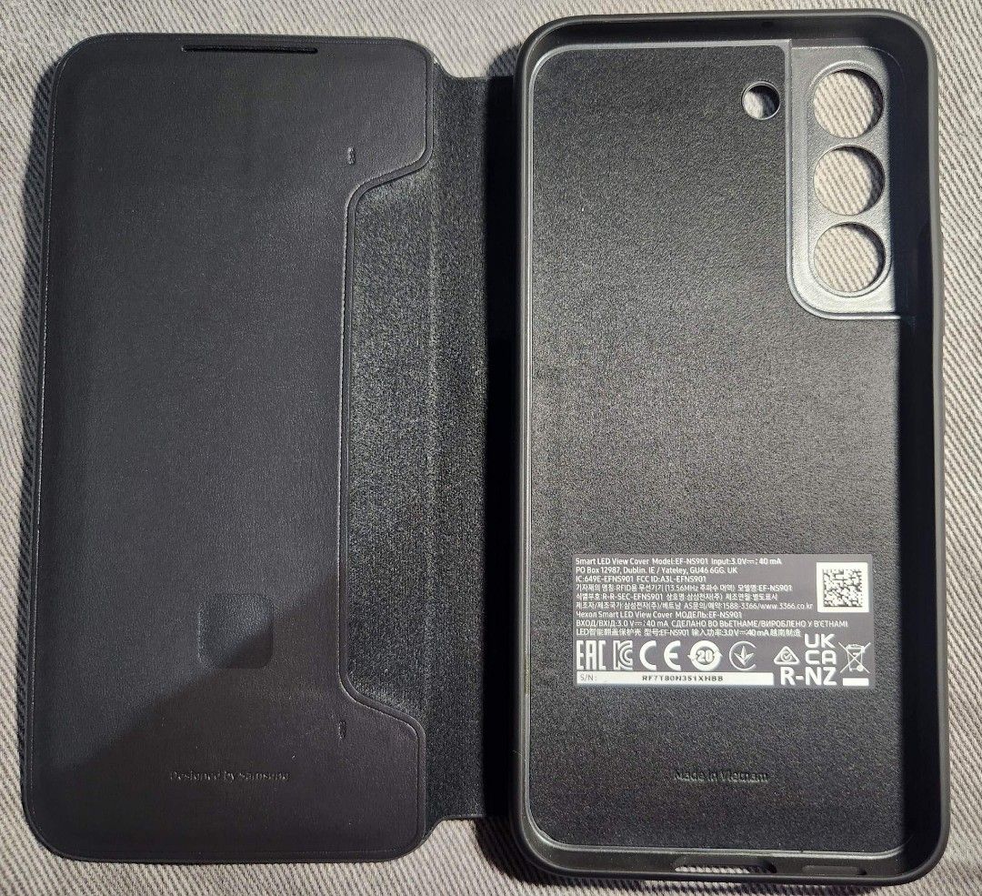 S22 Smart LED view case, Mobile Phones & Gadgets, Mobile & Gadget ...