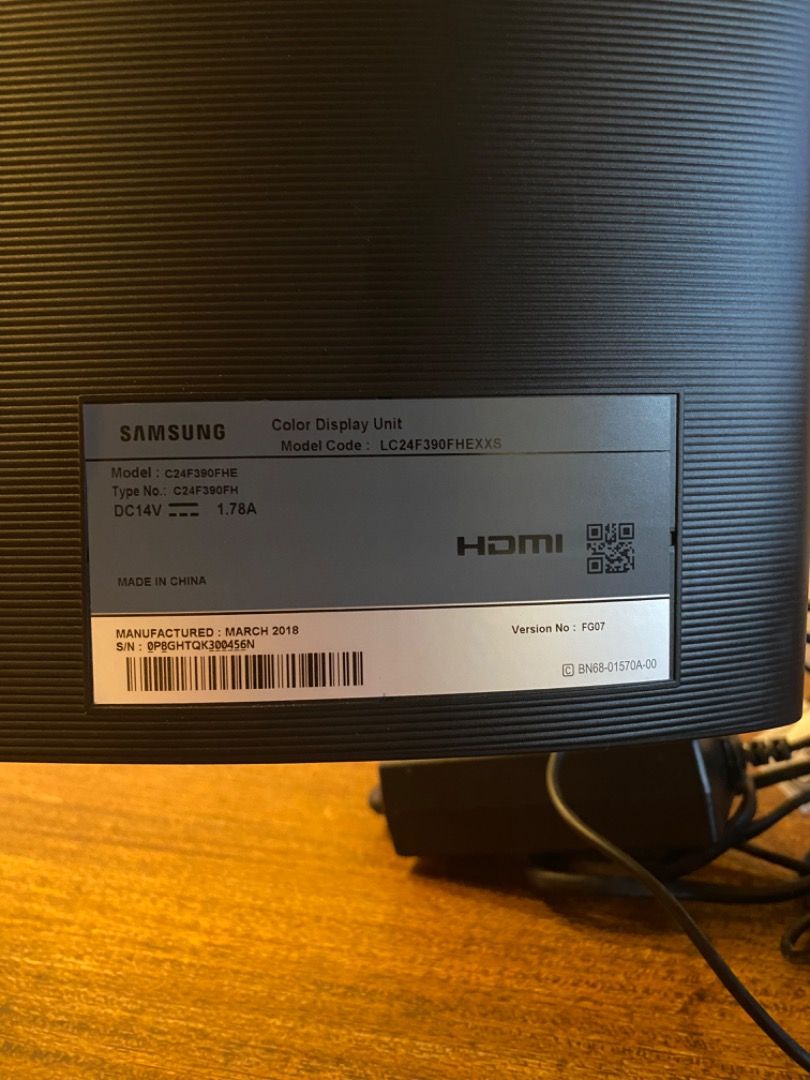 Samsung curved 24’ HD monitor, Computers & Tech, Parts & Accessories ...