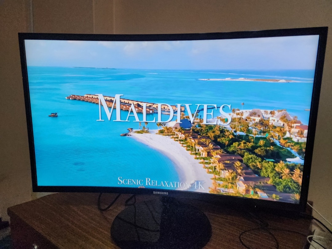SAMSUNG Curved Monitor 27 inch, CF390, TV & Home Appliances, TV ...