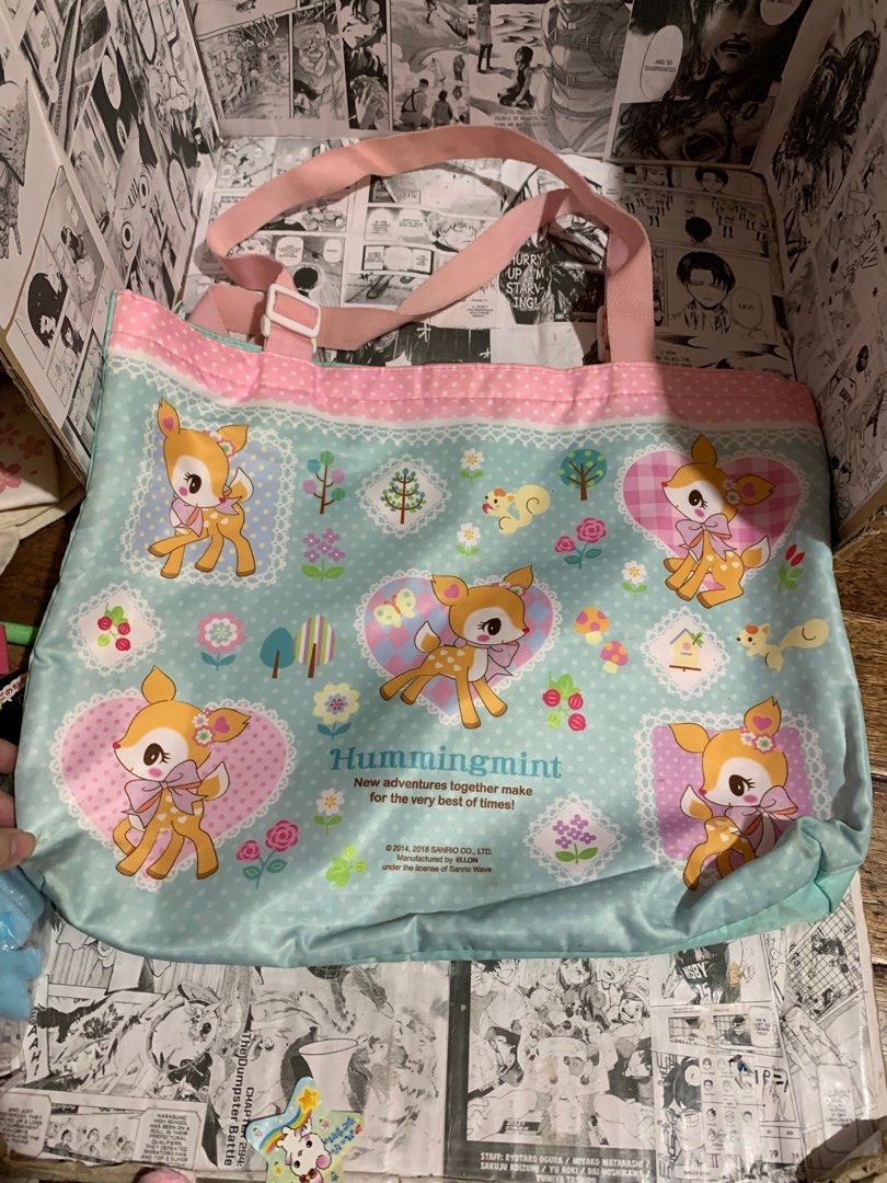 Sanrio: Hummingmint Shoulder bag, Women's Fashion, Bags & Wallets, Tote ...