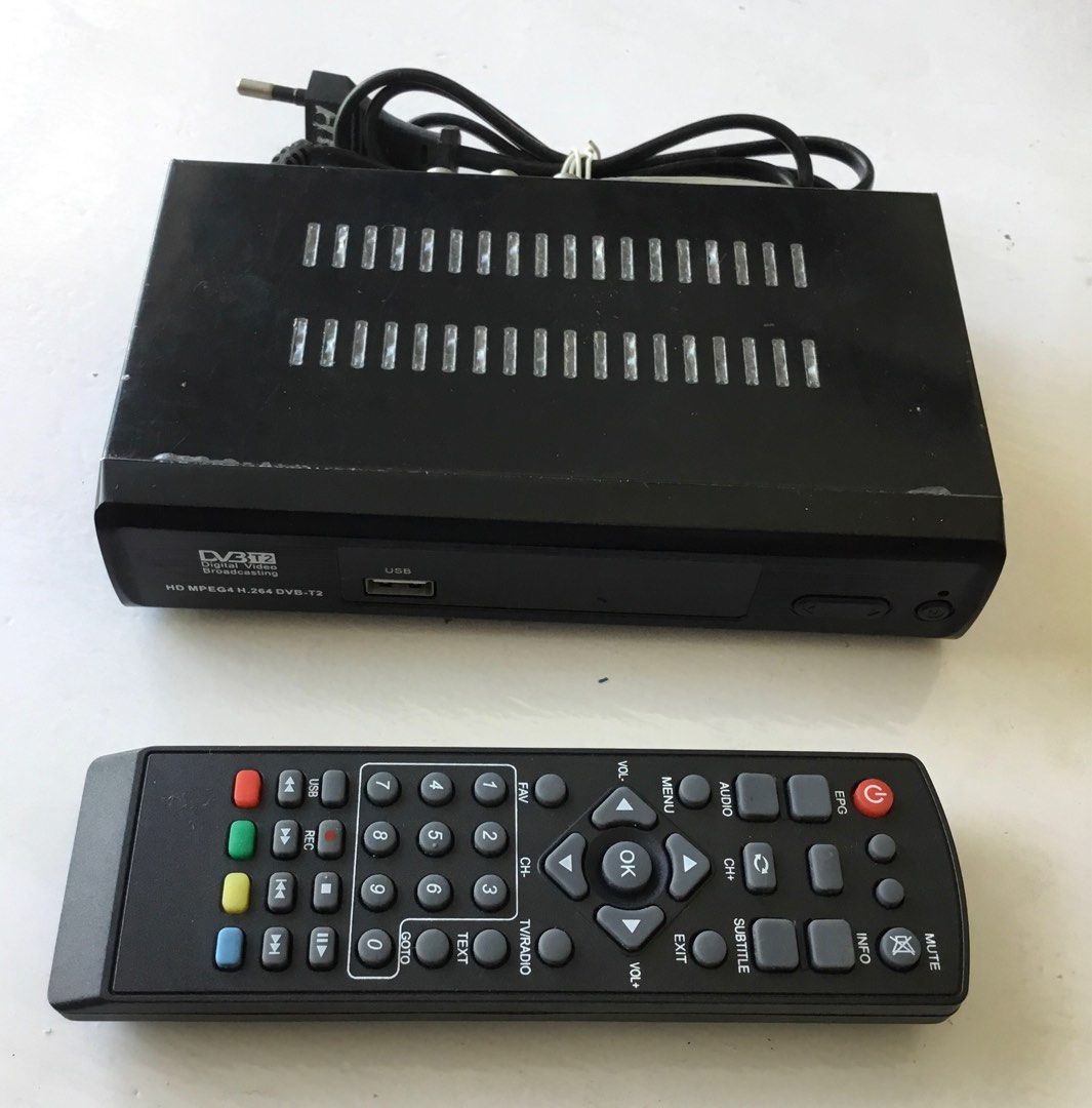 Set Top Box DVB-T2, TV & Home Appliances, TV & Entertainment, TV Parts ...