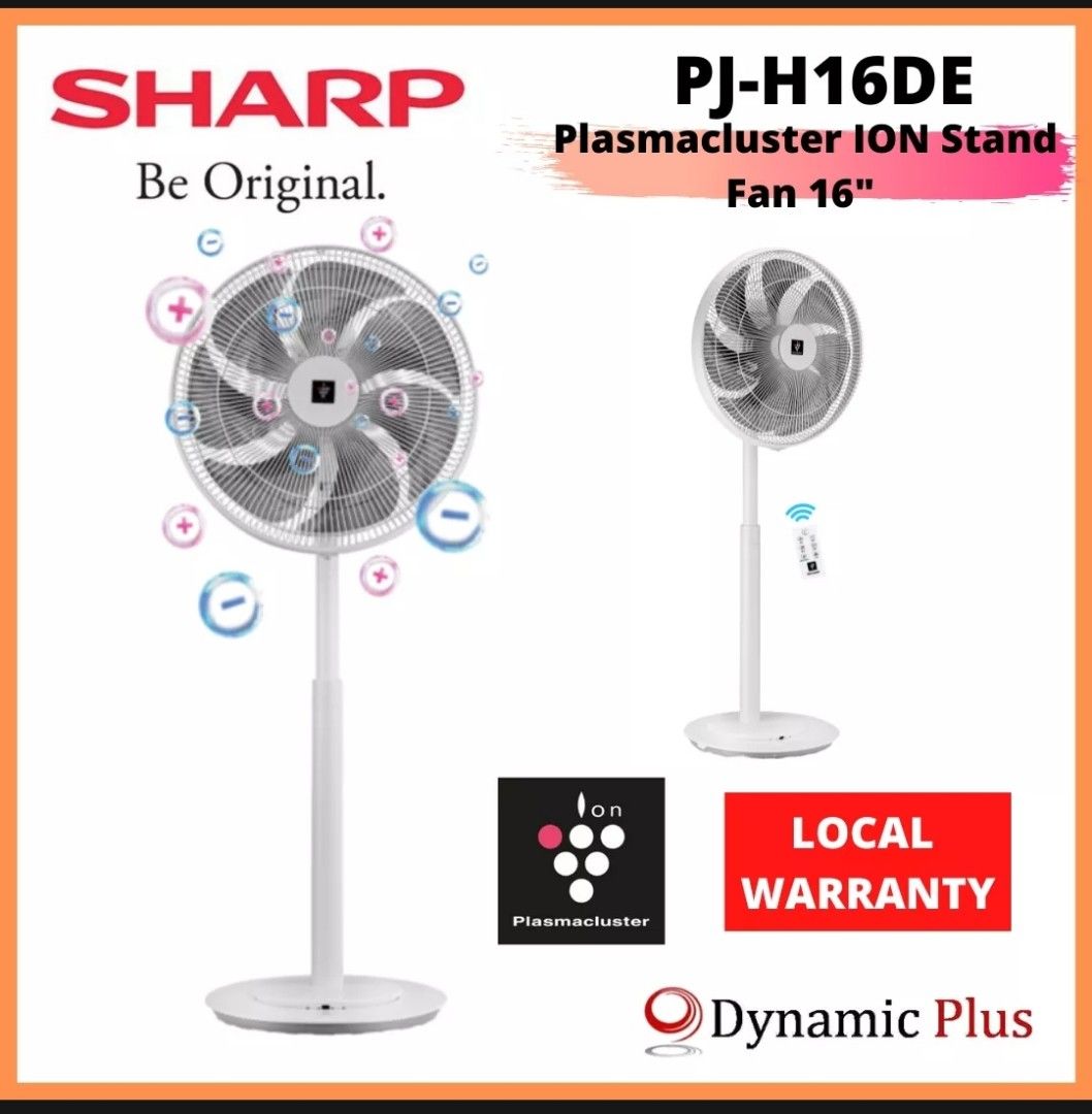 Sharp Plasmacluster Electric Fan 16", Furniture & Home Living, Lighting ...