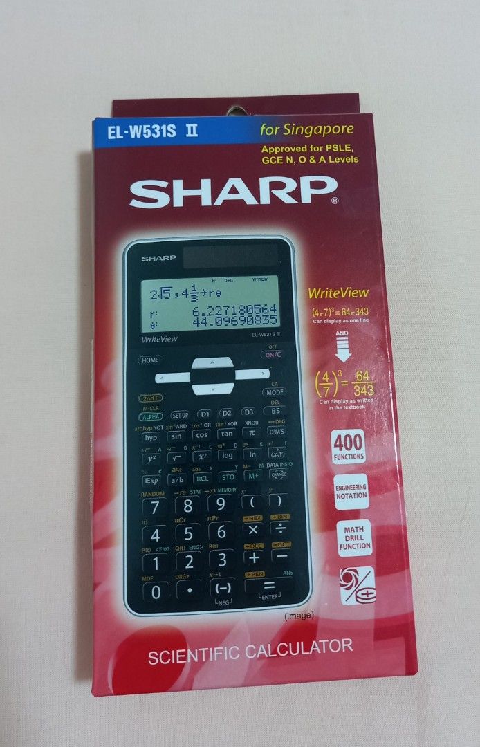 Sharp Scientific Calculator EL-W531S, Hobbies & Toys, Stationery & Craft, Stationery & School ...