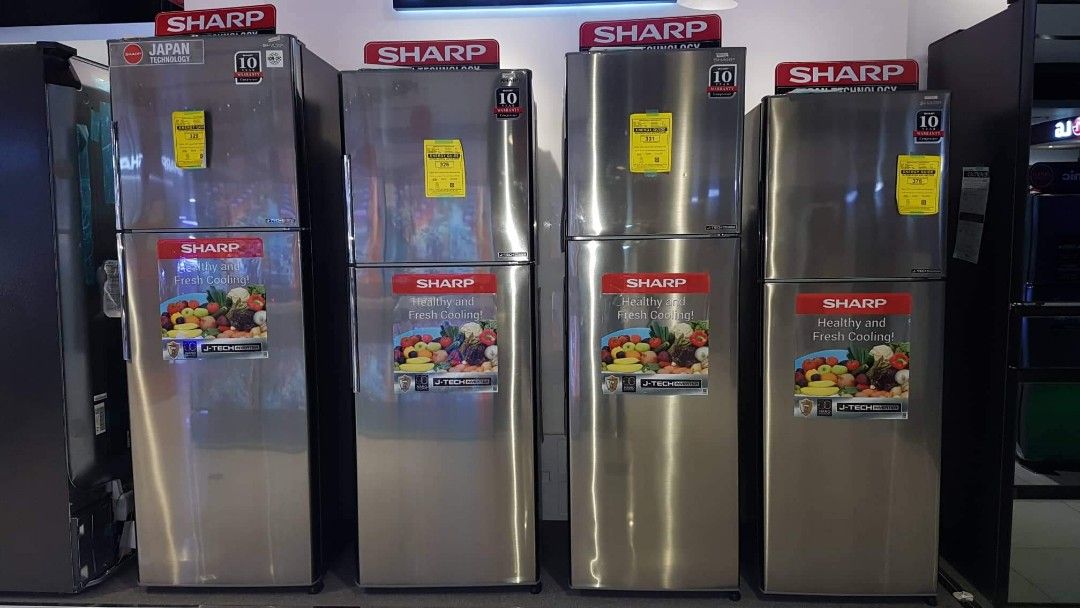 SHARP TWO (2) TWO DOOR REFRIGERATOR (INVERTER /NO FROST), TV & Home ...