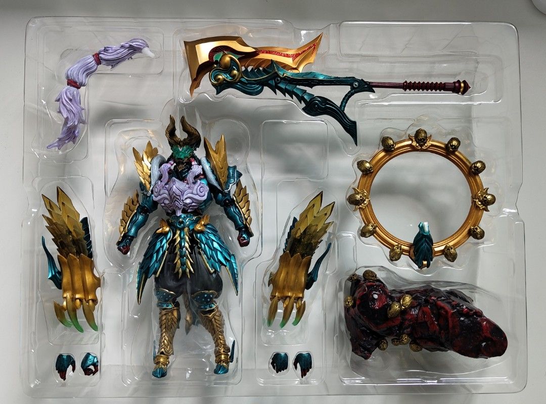 S.H.Figuarts Evil God Awakening Zinogre Monster Hunter Action Figure ...
