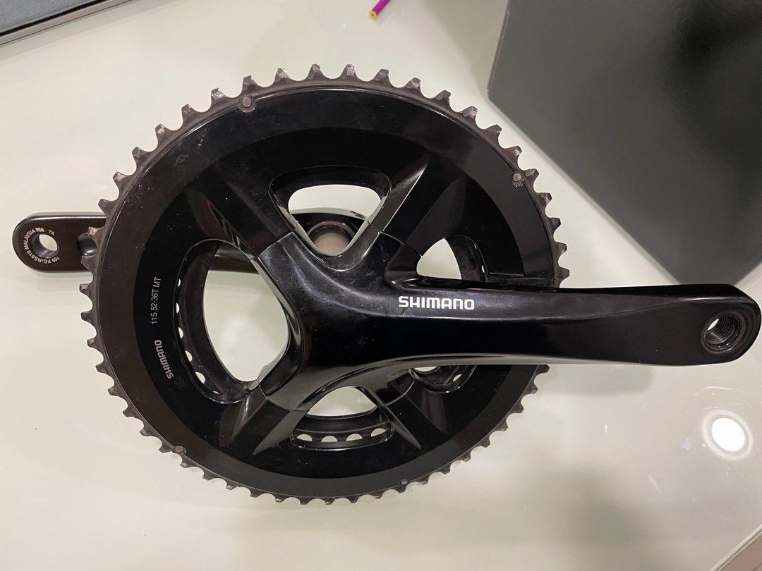 Shimano RS510 crankset 52-36 165mm , Sports Equipment, Bicycles & Parts ...