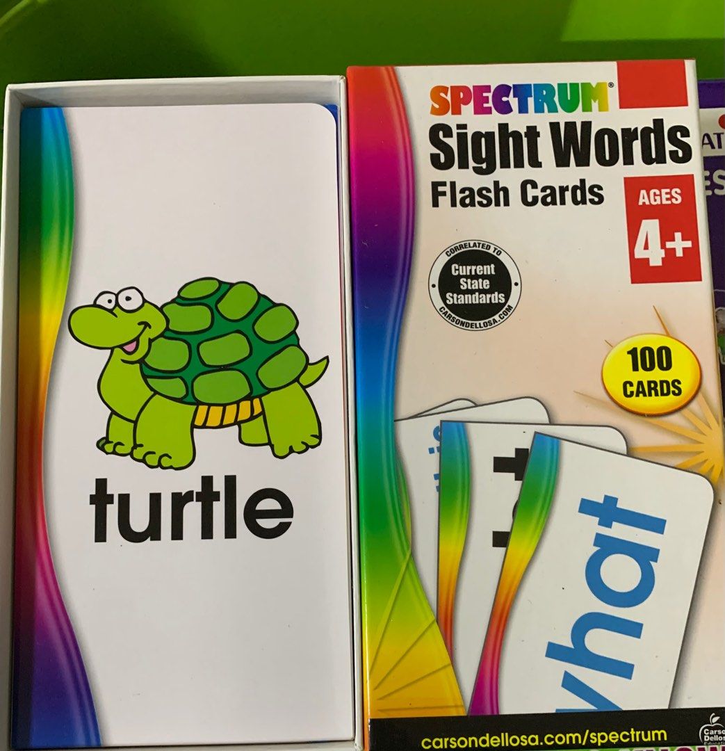 Sight words flash card, Hobbies & Toys, Toys & Games on Carousell