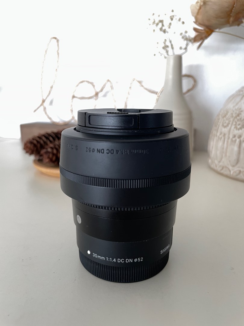 Sigma 30mm F1.4 EF-M mount, Photography, Lens & Kits on Carousell