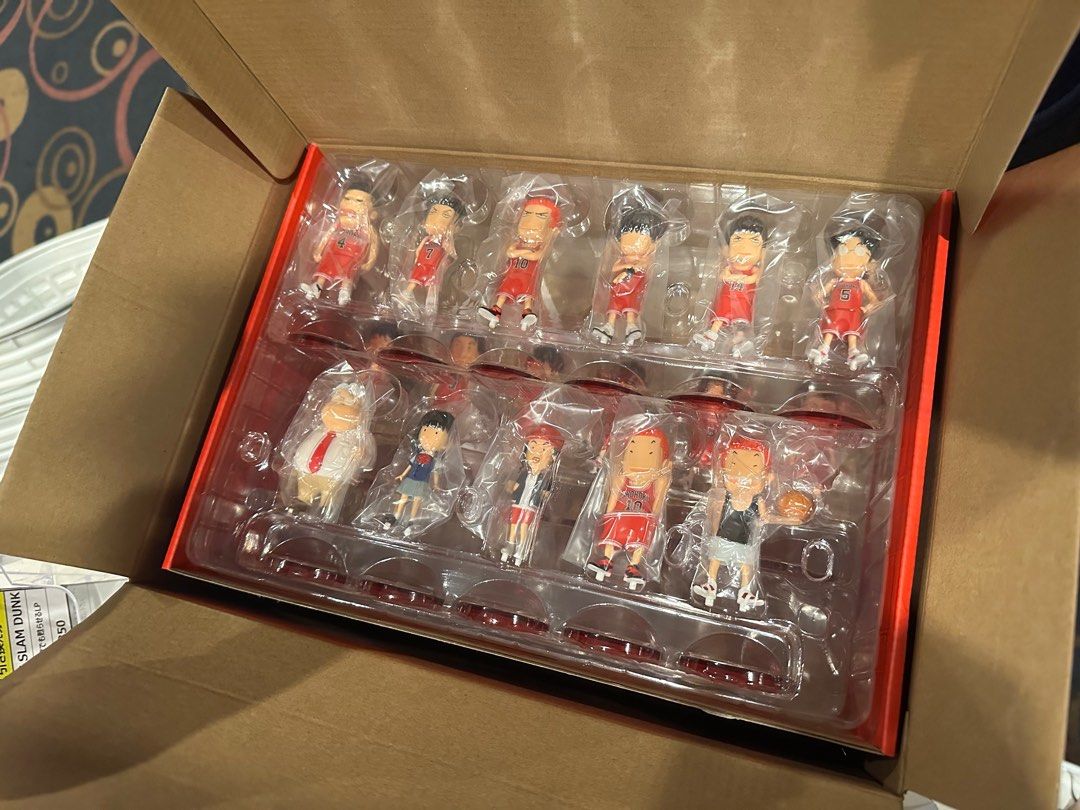 Slam Dunk Figure Collection 湘北 set - 限量5套, 興趣及遊戲, 玩具 & 遊戲類 - Carousell