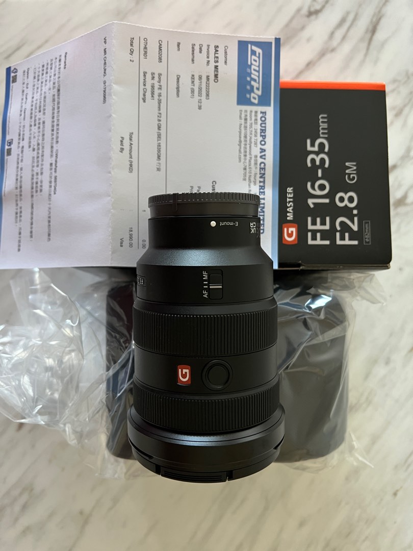 Sony FE16-35mm F2.8 GM (SEL1635GM), 攝影器材, 鏡頭及裝備 - Carousell