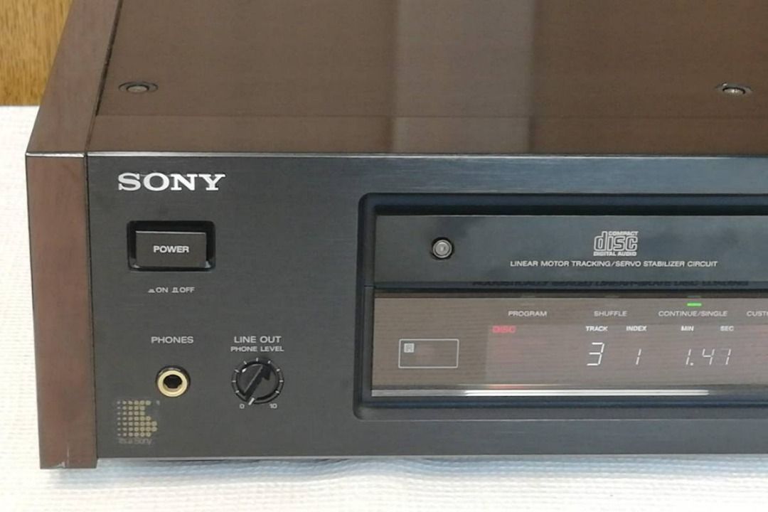 SONY索尼CDP-X7ESD【托盤皮帶更換/維修完成/帶遙控器】, 音響器材, 音樂播放裝置 MP3及CD Player - Carousell