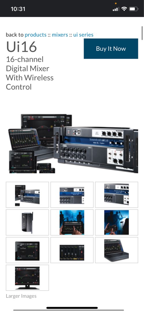 Soundcraft ui16, 音響器材, 其他音響配件及設備 - Carousell