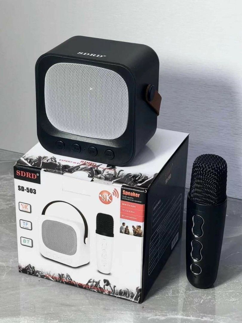 Speaker Bluetooth + Mic SDRD SD-503 Mini karaoke TF, High quality, cute ...