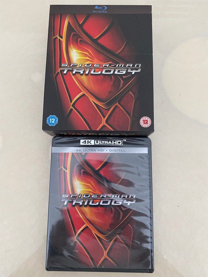 Spider-Man Trilogy 4K & Blu Ray Collection, Hobbies & Toys, Music ...
