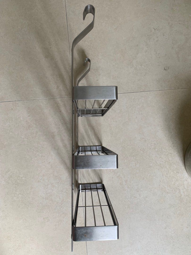 Stainless steel hang rack, Furniture & Home Living, Kitchenware ...