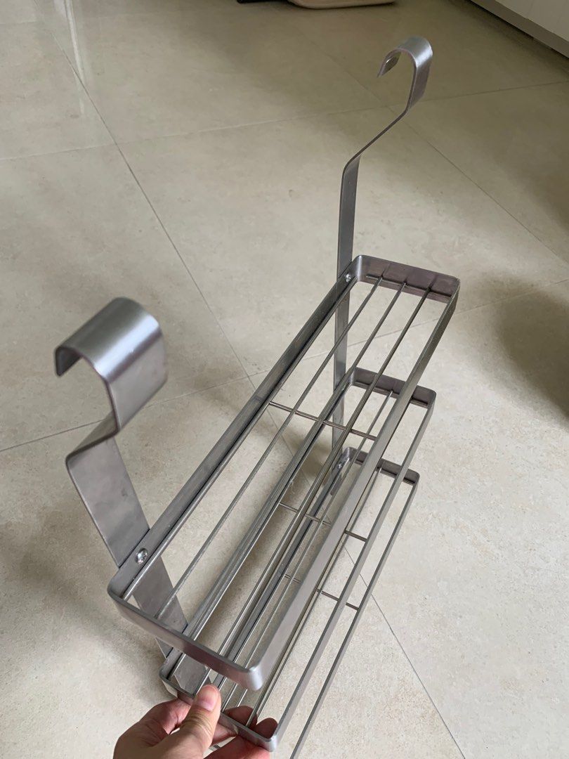 Stainless steel hang rack, Furniture & Home Living, Kitchenware ...