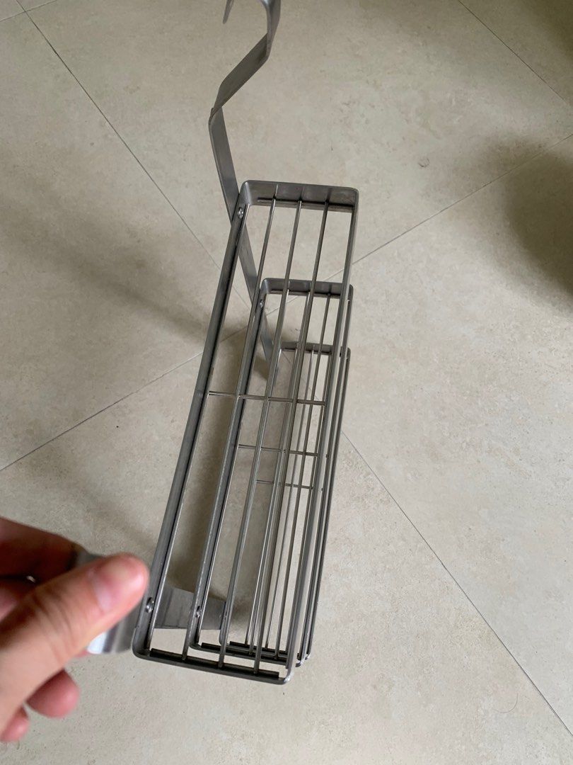 Stainless steel hang rack, Furniture & Home Living, Kitchenware ...