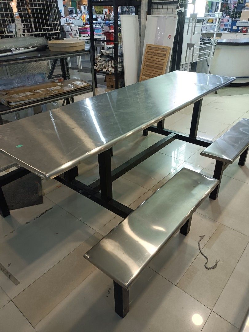 stainless steel pantry table, Furniture & Home Living, Outdoor ...